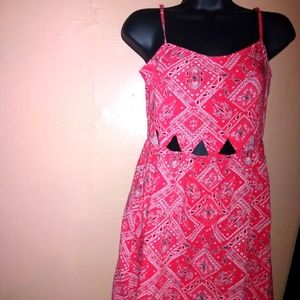 Divided | Dresses | Junior Girls Mini Dress Pink With Cut Out Design In ...